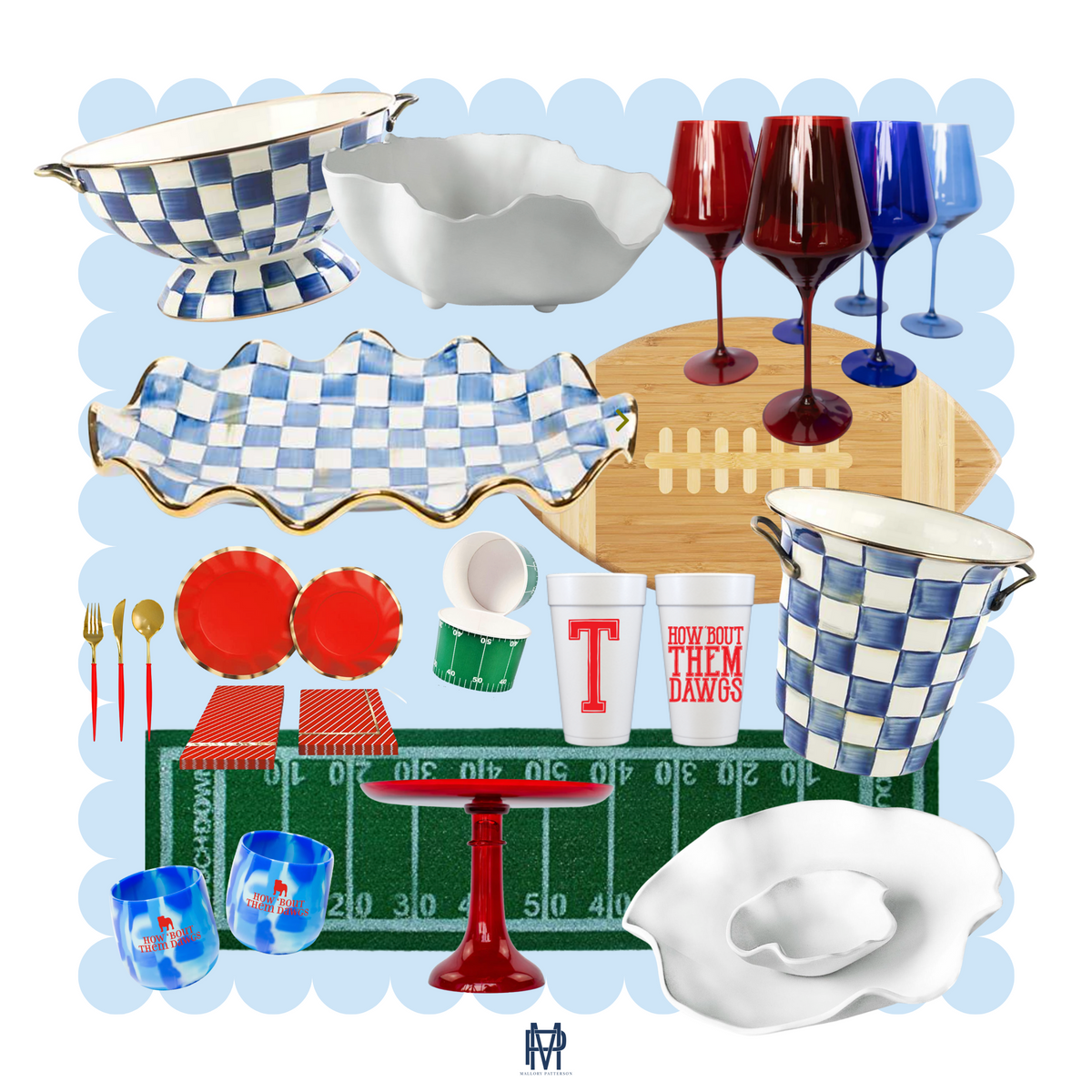 Gearing Up for Game Day: At Home Edition – Mallory Patterson Design