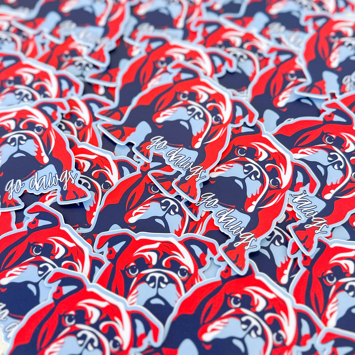 Go Dawgs Game Day Sticker – Mallory Patterson Design